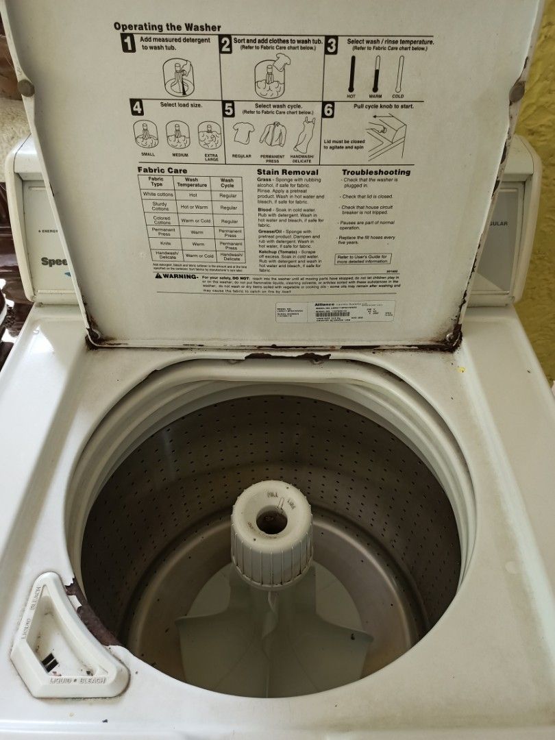 Speed Queen Industrial washing machine, TV & Home Appliances, Washing ...