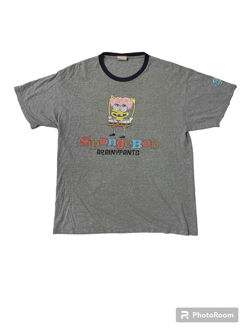 Spongebob 2002 Nickelodeon Cartoon (Y2K, Baggy, Vintage, Vtg), Men's ...