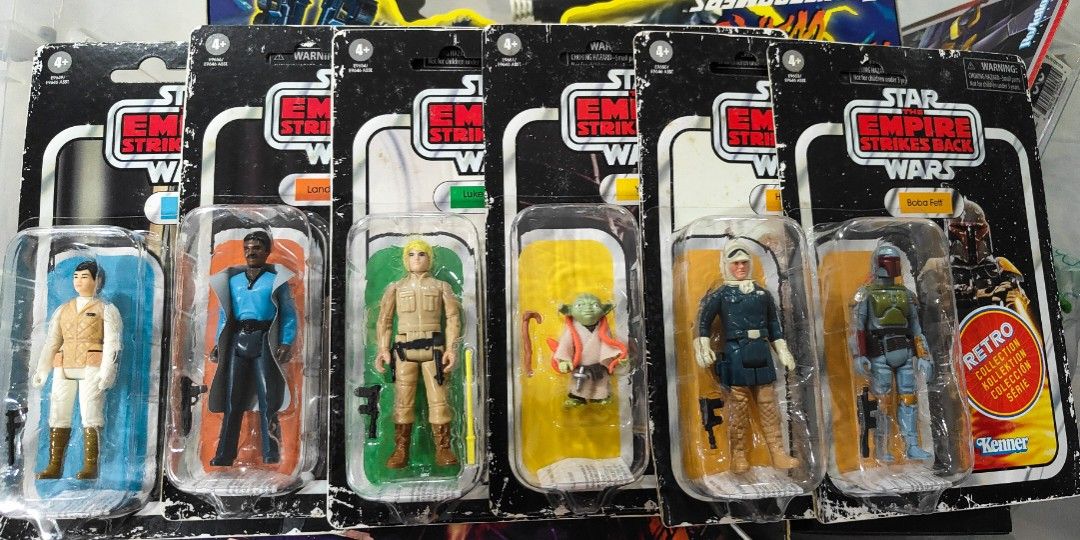 Star Wars Retro Series Wave 2 The Empire Strikes Back Full Set, Hobbies ...