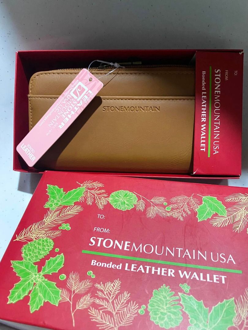 StoneMountain Zip around Wallet Bonded Leather, Women's Fashion, Bags ...