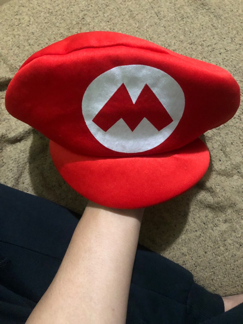 Super Mario Costume Hat Hobbies And Toys Toys And Games On Carousell