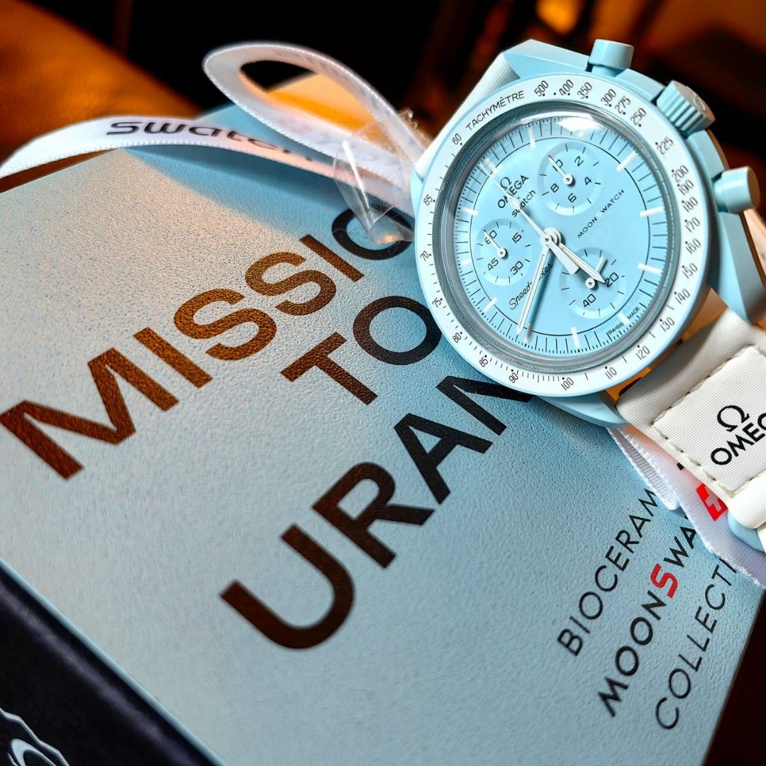 Swatch Blue Moon, Women's Fashion, Watches & Accessories, Watches on ...