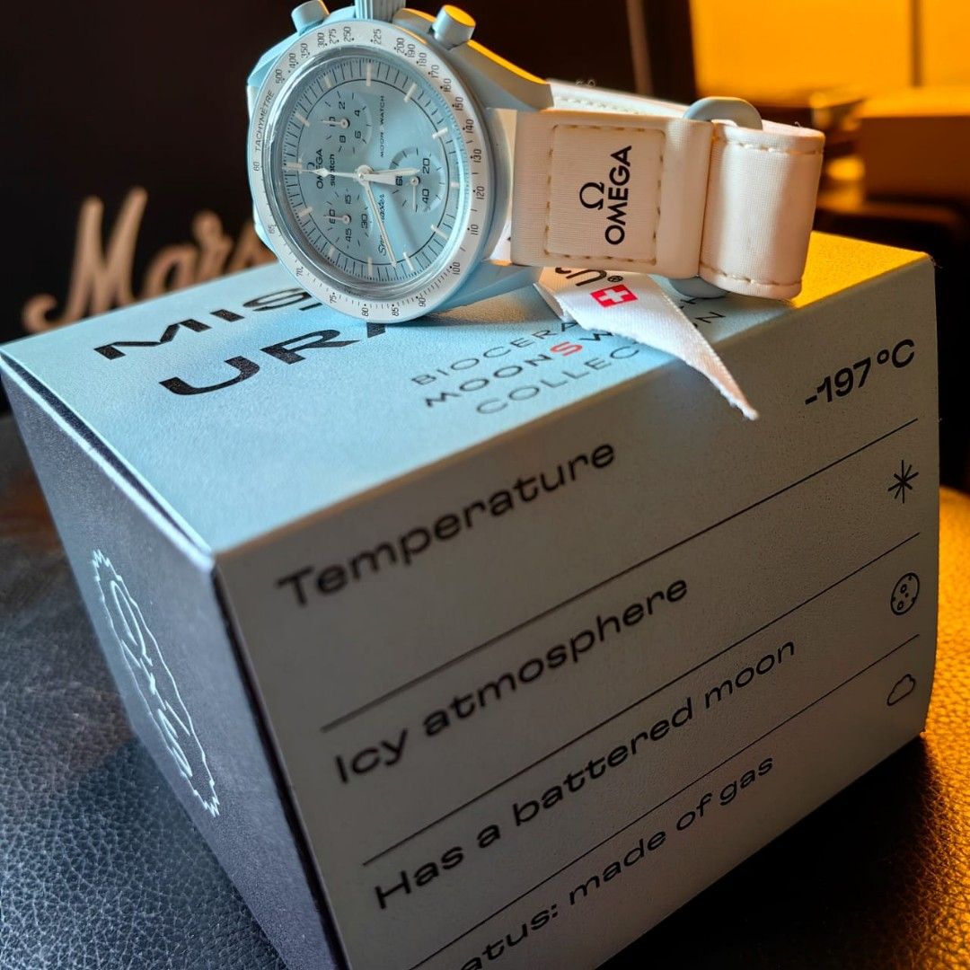 Swatch Blue Moon, Women's Fashion, Watches & Accessories, Watches on ...