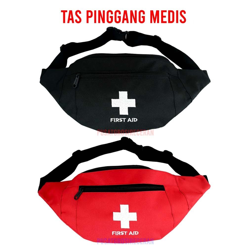 Tas Pinggang Medis Waist Bag Medis Emergency Kit P3K SAR First Aid ...