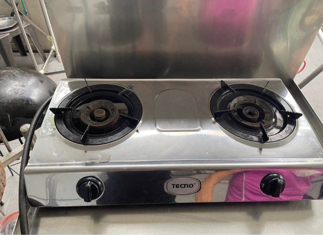 Techno Gas Stove and Stainless steel cabinet, Furniture & Home Living ...