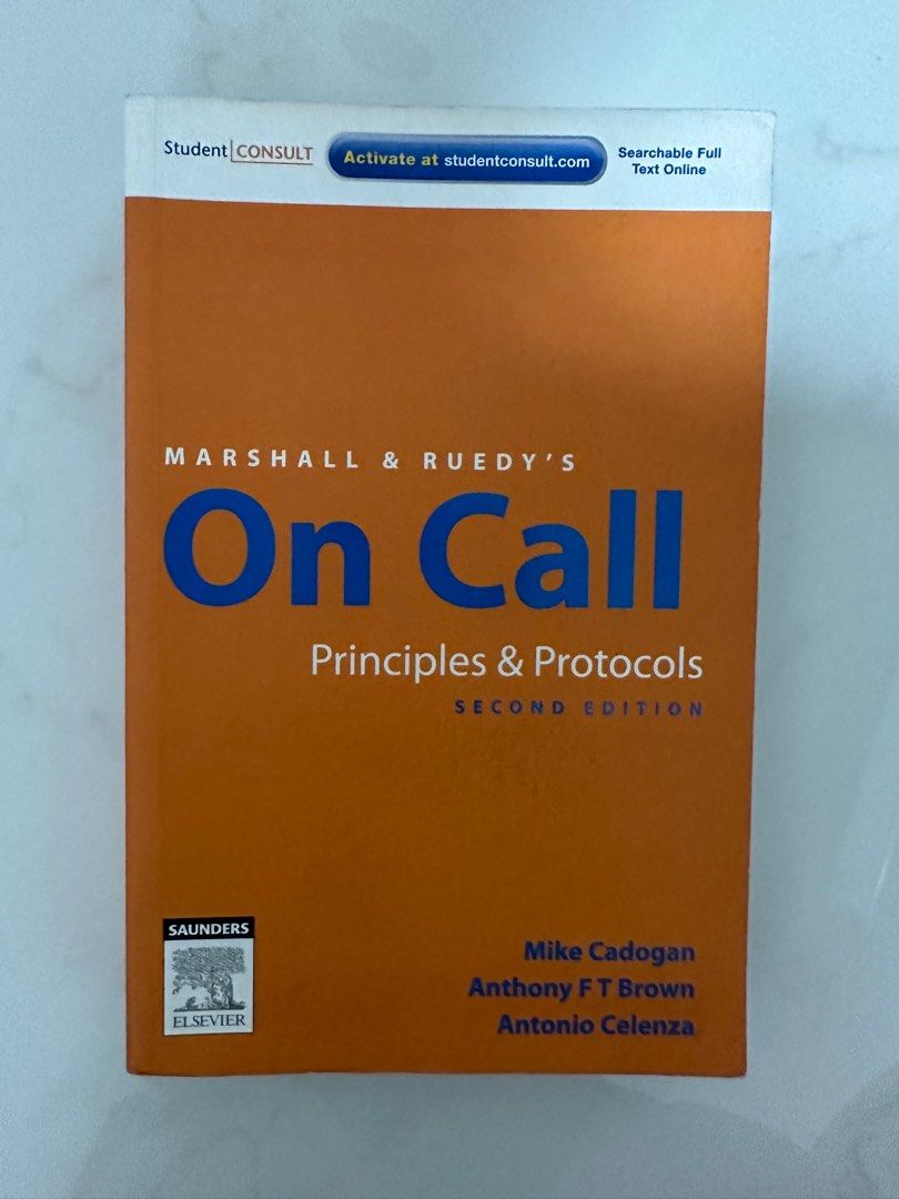 Textbook for Medicine: Marshall & Ruedy's On Call - Principles & Protocols, Hobbies & Toys ...