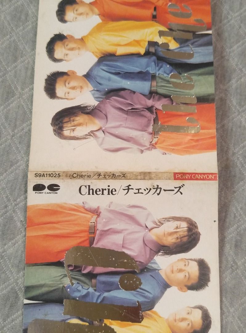 THE CHECKERS - Cherie 日版 二手單曲 CD, 書籍、休閒與玩具, 樂器、音樂相關, CD、DVD在旋轉拍賣