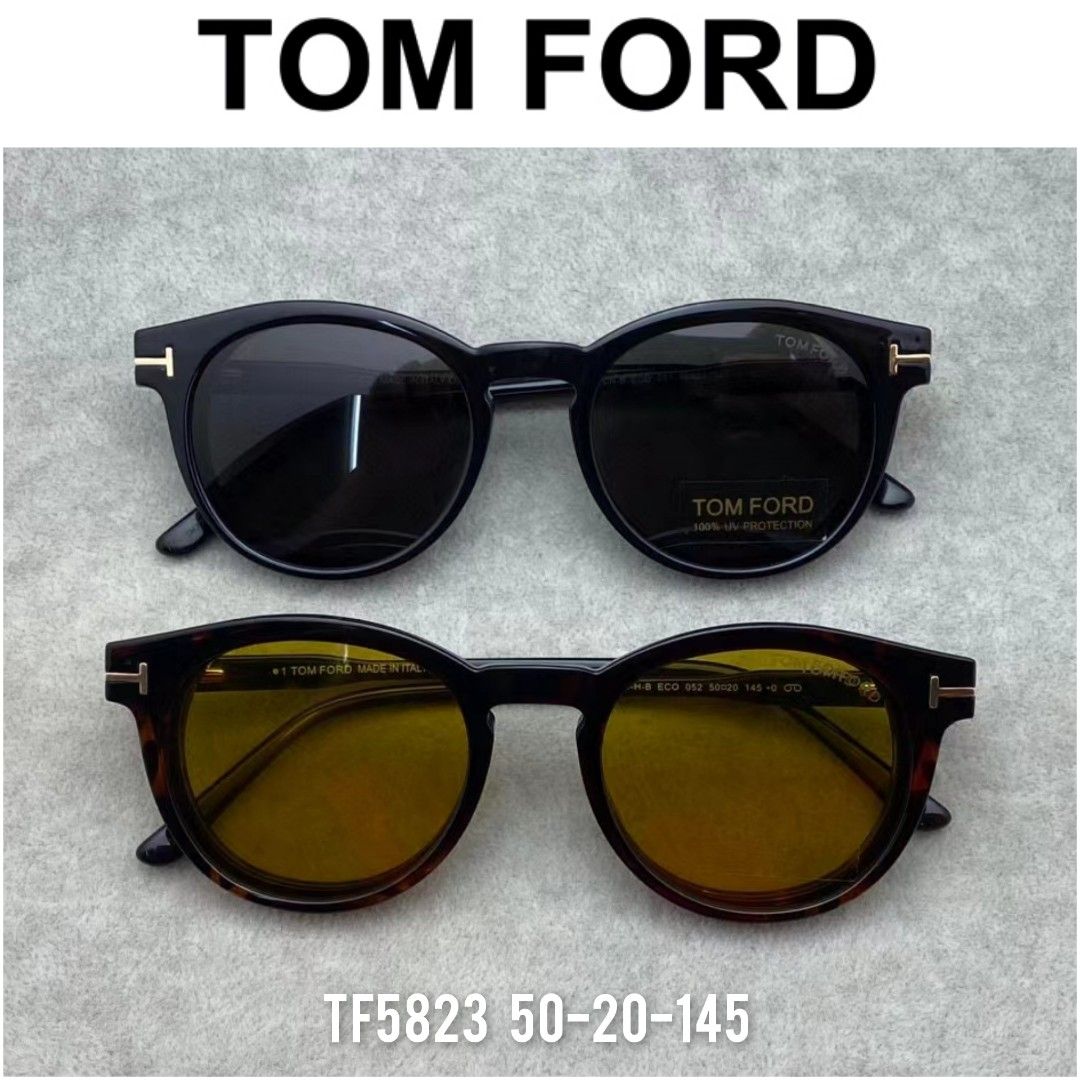 Tom ford tf5823 glasses spectacles with clip on, Men's Fashion, Watches ...