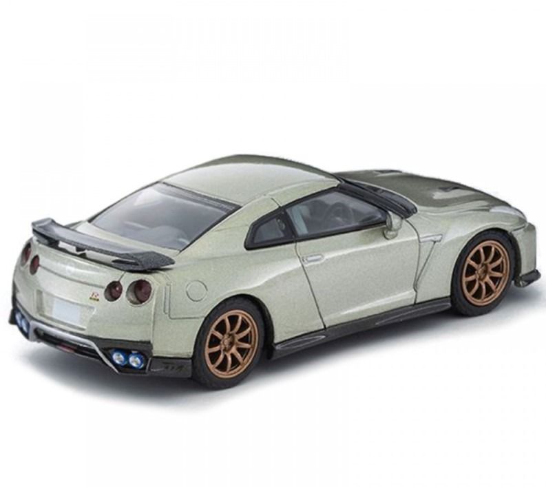 TOMYTEC 1:64 Nissan Skyline GT-R R35 Millennium Jade Premium Edition T ...