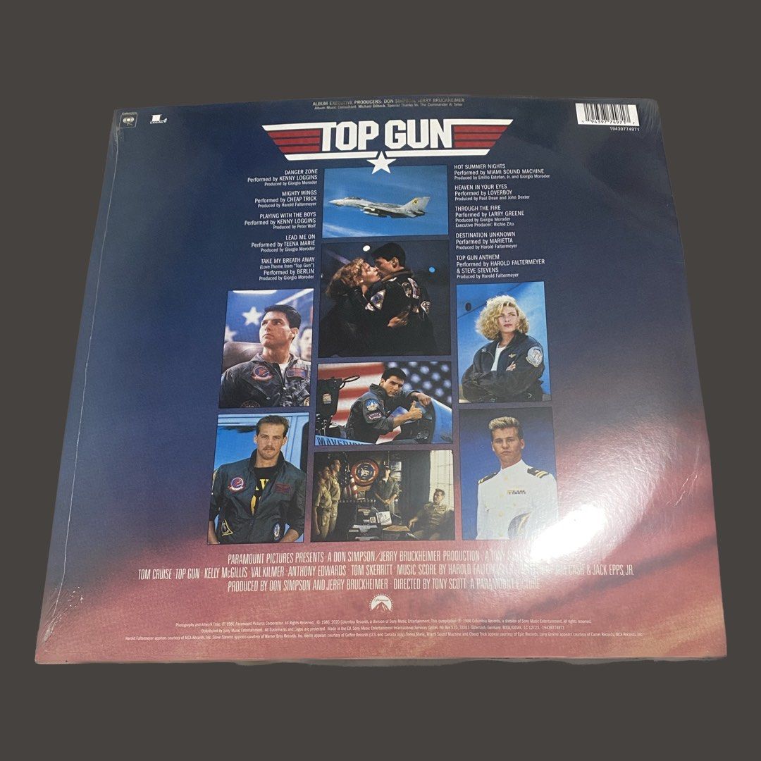 Top Gun Picture Vinyl, Hobbies & Toys, Music & Media, Vinyls on Carousell