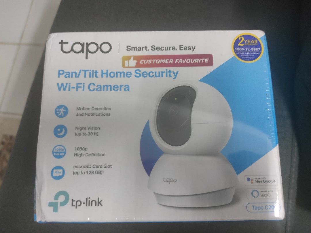 TP-LINK Tapo C200 + Microsd 32gb Memory Card, Furniture & Home Living ...