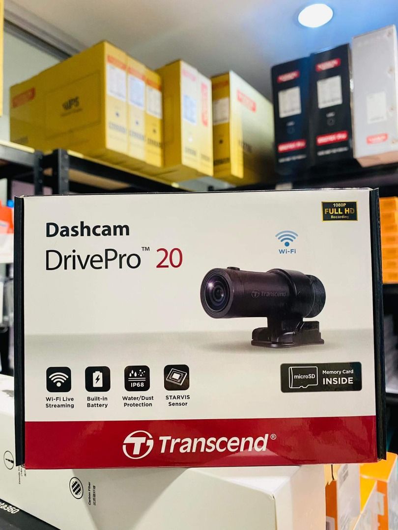 Transcend DrivePro 20 Motorcycle Dashcam TS-DP20A-32G, Computers & Tech, Parts & Accessories ...