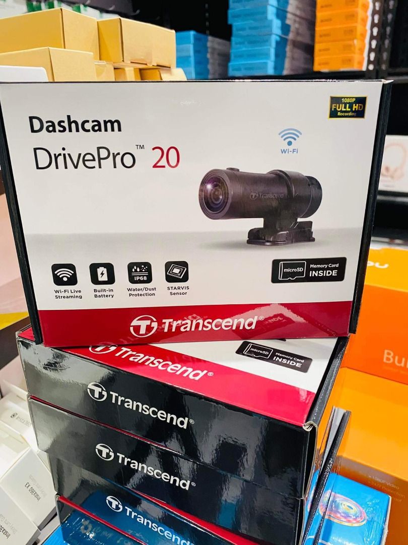 Transcend DrivePro 20 Motorcycle Dashcam TS-DP20A-32G, Computers & Tech, Parts & Accessories ...