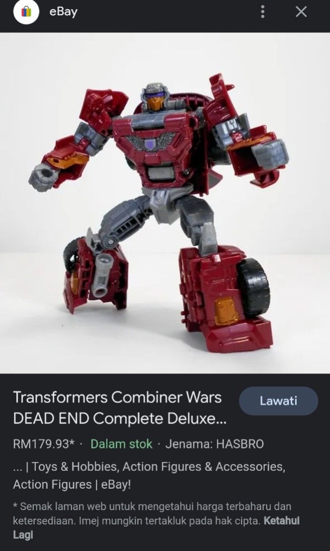 Transformers Combiner Wars Dead End-Defect, Hobbies & Toys, Toys ...