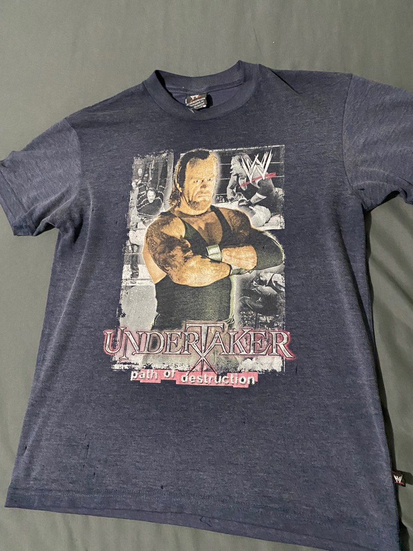 Undertaker WWE Vintage 2005, Men's Fashion, Tops & Sets, Tshirts & Polo ...