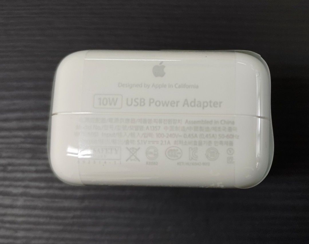 USB Power Adapter, Original Apple 10W, Mobile Phones & Gadgets, Mobile ...