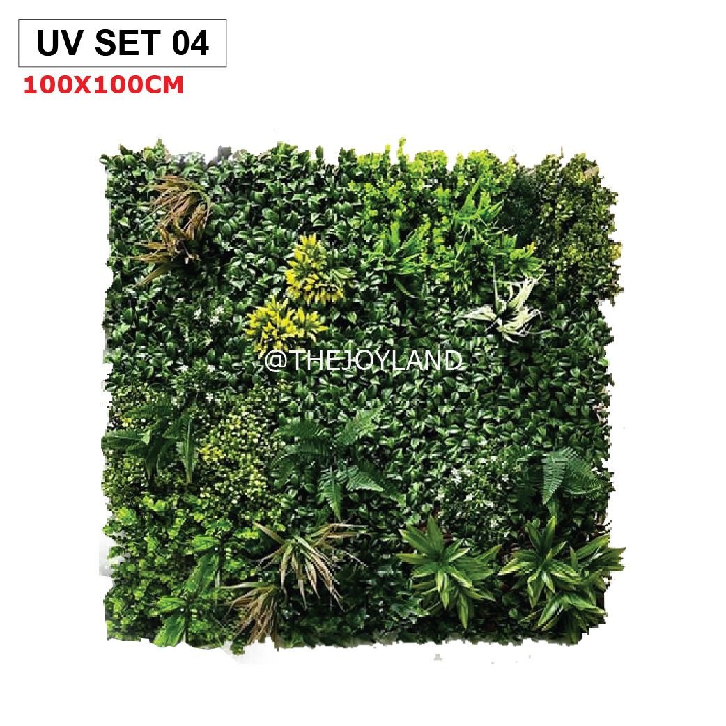 UV Artificial Green Wall Mat Design Set | Artificial Wall Set Anti UV ...