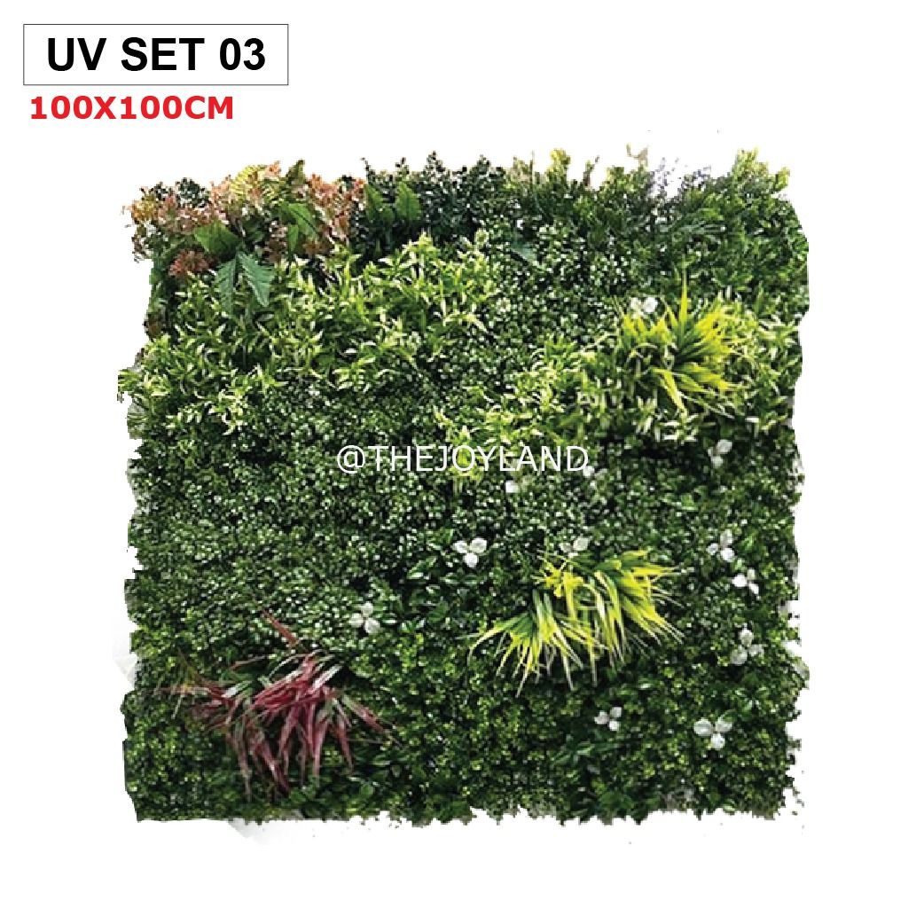 UV Artificial Green Wall Mat Design Set | Artificial Wall Set Anti UV ...