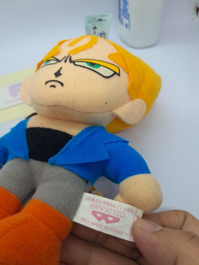 Vintage 1993 Dragon Ball Z Plushie Saiyan Trunks on Carousell