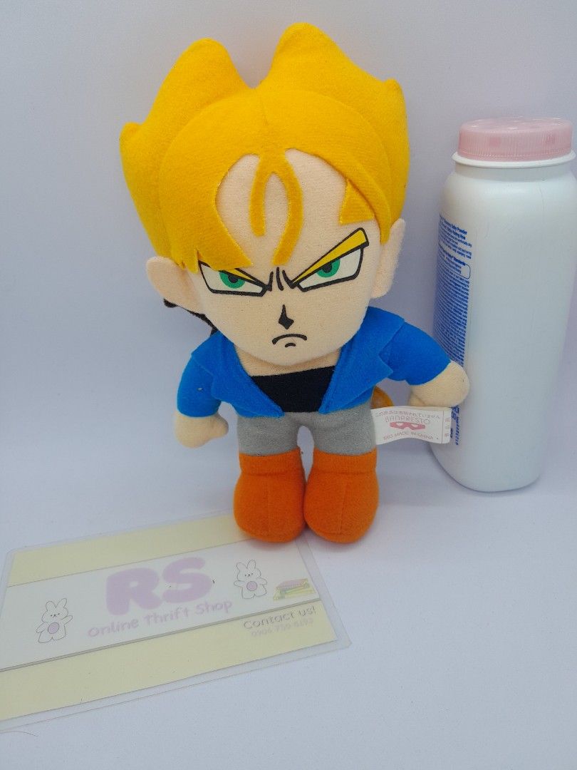 Vintage 1993 Dragon Ball Z Plushie Saiyan Trunks on Carousell