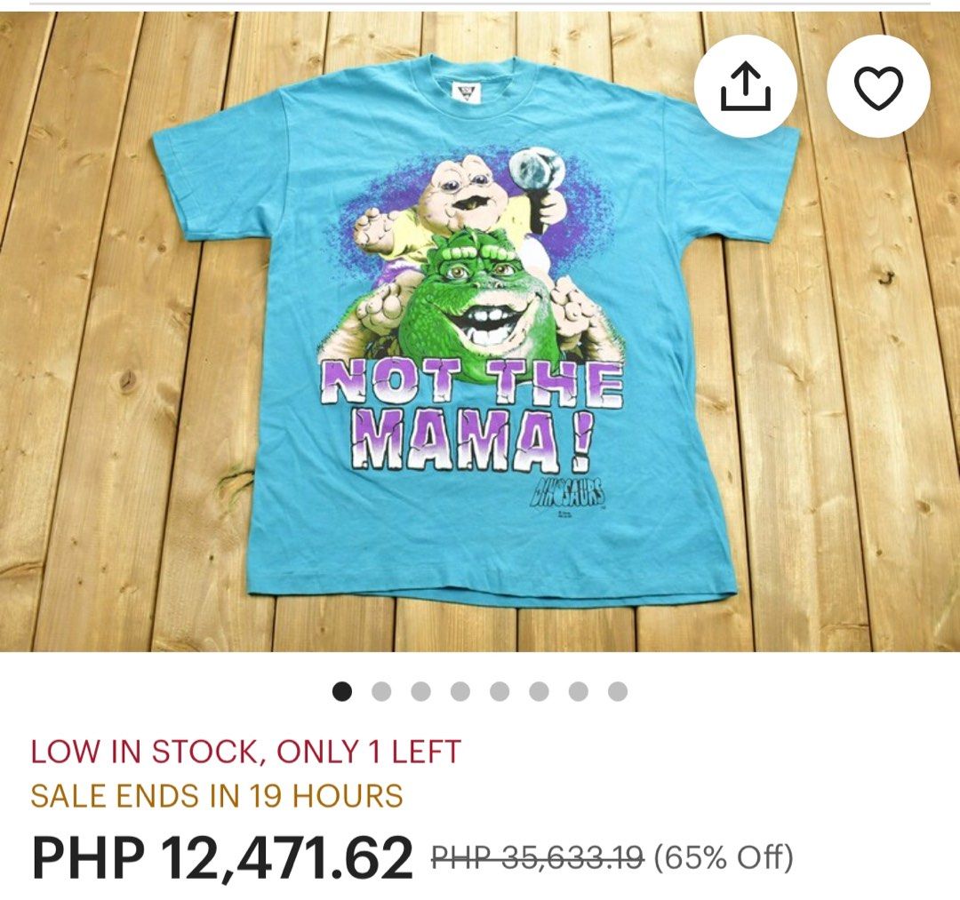 Vintage 90s Disney Dinosaurs Sitcom Television Series Not The Mama