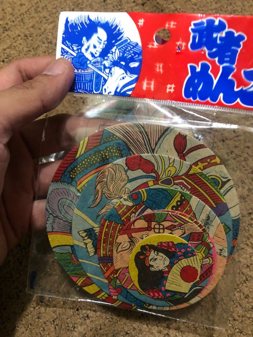 Vintage packs of old japanese menko pogs, Hobbies & Toys, Memorabilia ...