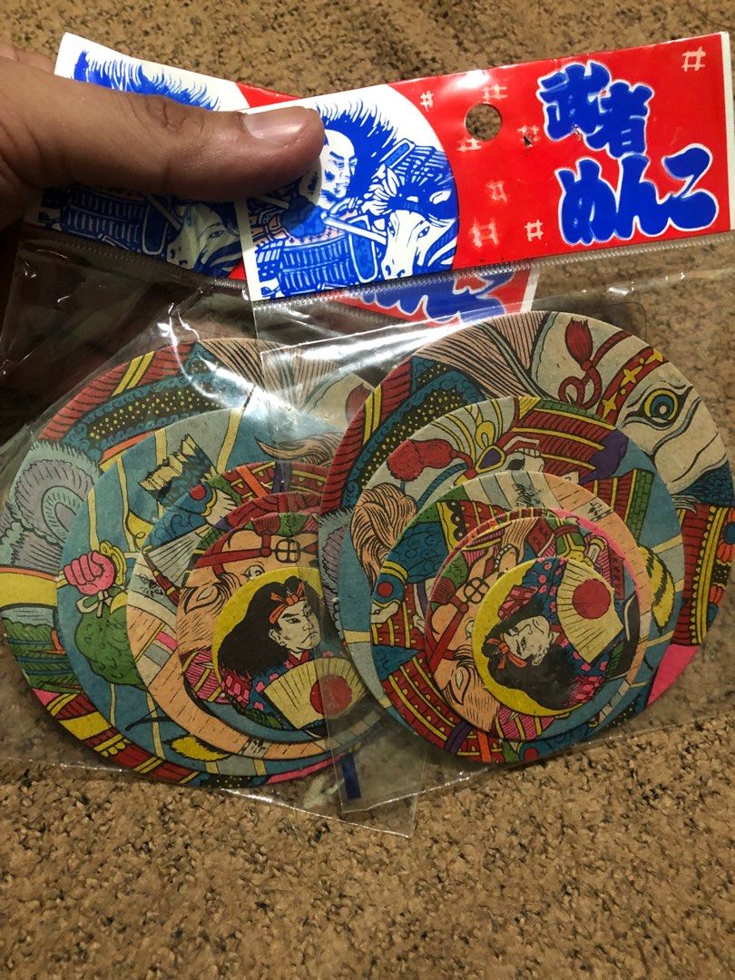 Vintage packs of old japanese menko pogs, Hobbies & Toys, Memorabilia ...