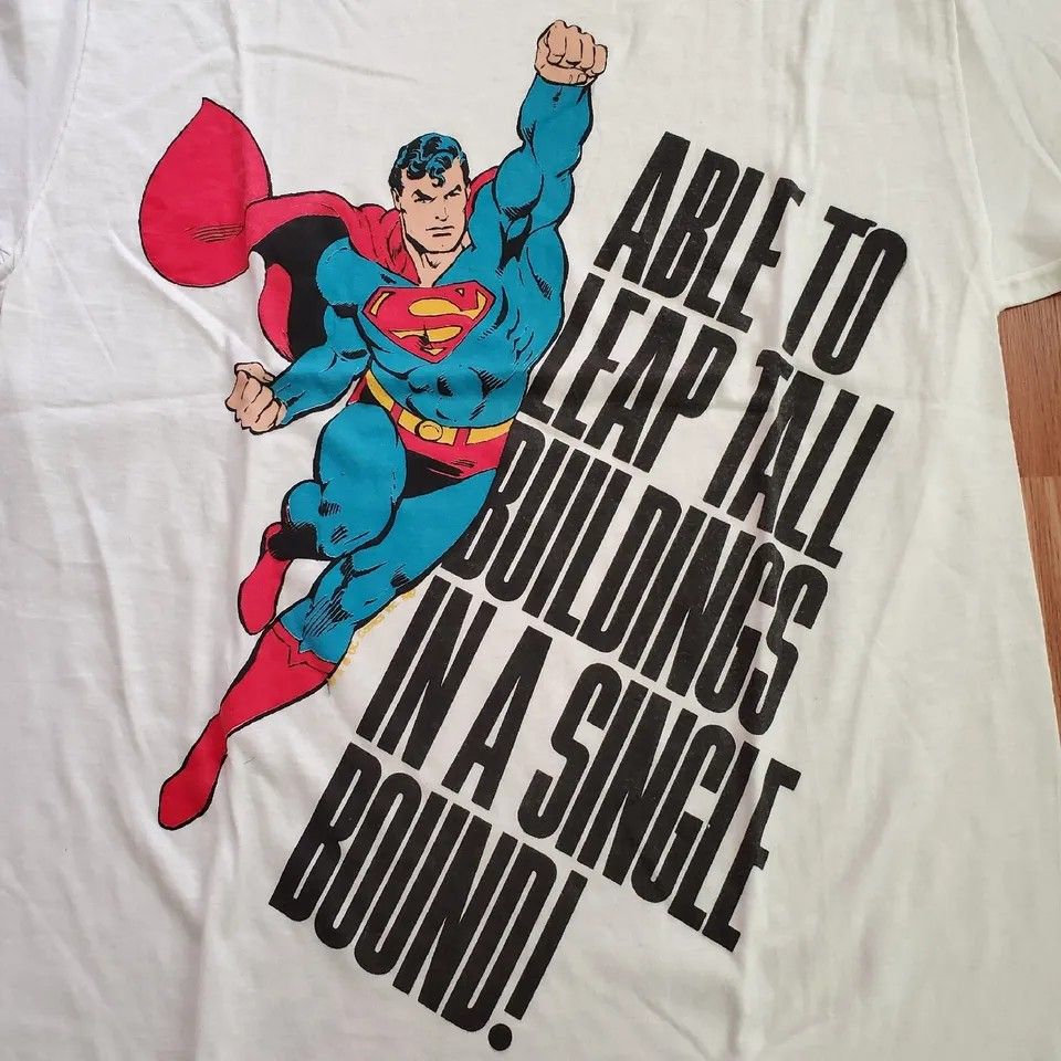 Vintage Superman 1987 DC Comics Krypton Clothing, Men's Fashion, Tops ...