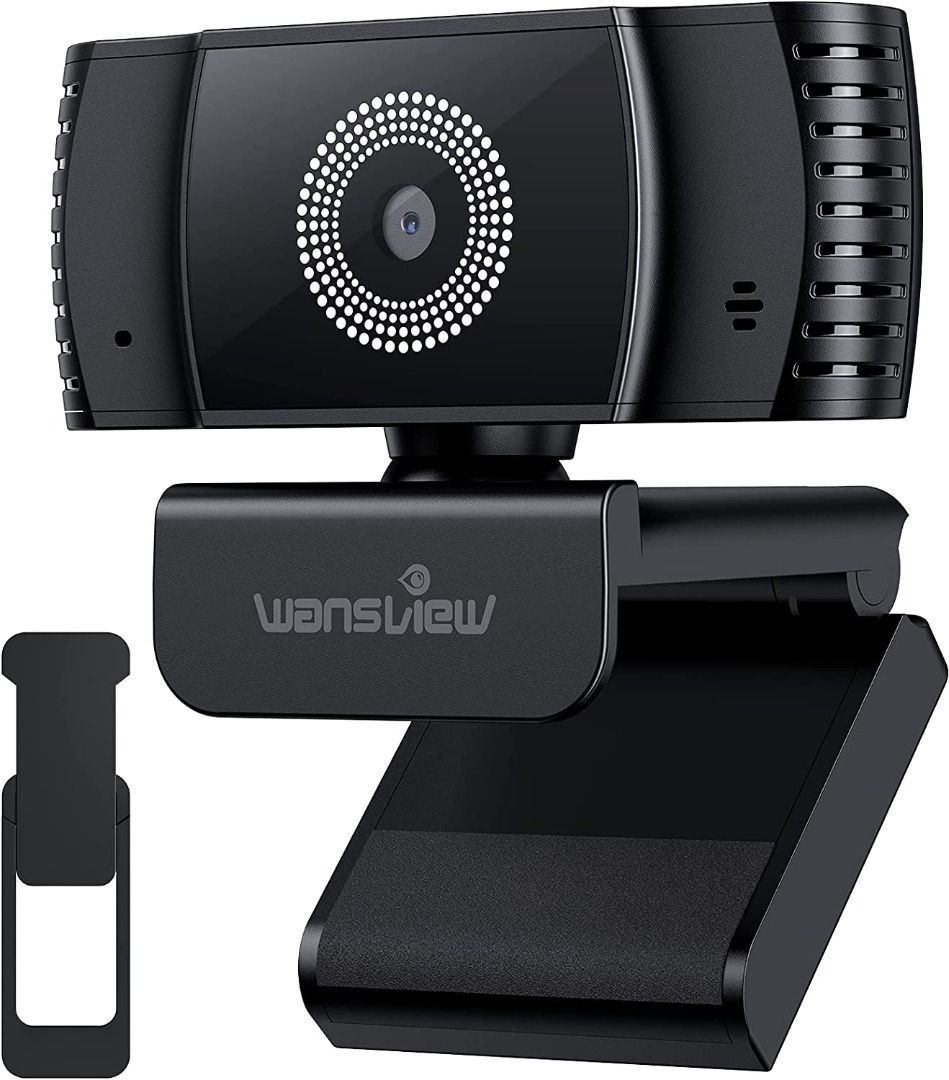 wansview Web Camera with Microphone, HD 1080P with Privacy Cover ...