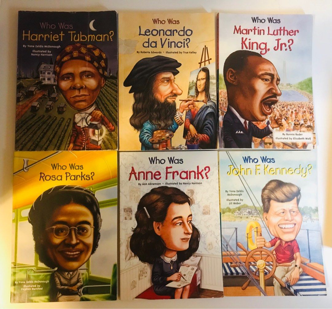 Who was / what was / where is books, 興趣及遊戲, 書本 & 文具, 小朋友書 - Carousell