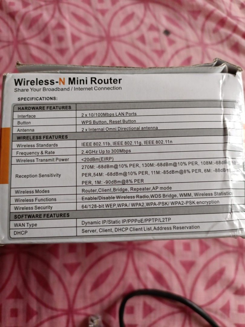 Wireless-N Mini Router 300mbps, Mobile Phones & Gadgets, Other Gadgets ...