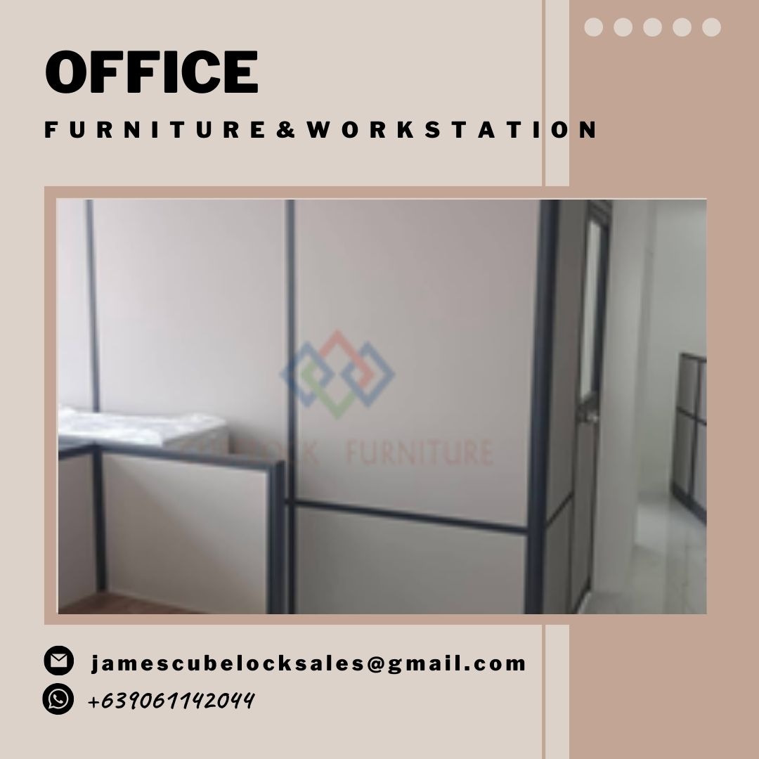 Workstation High Partition Design, Furniture & Home Living, Furniture ...