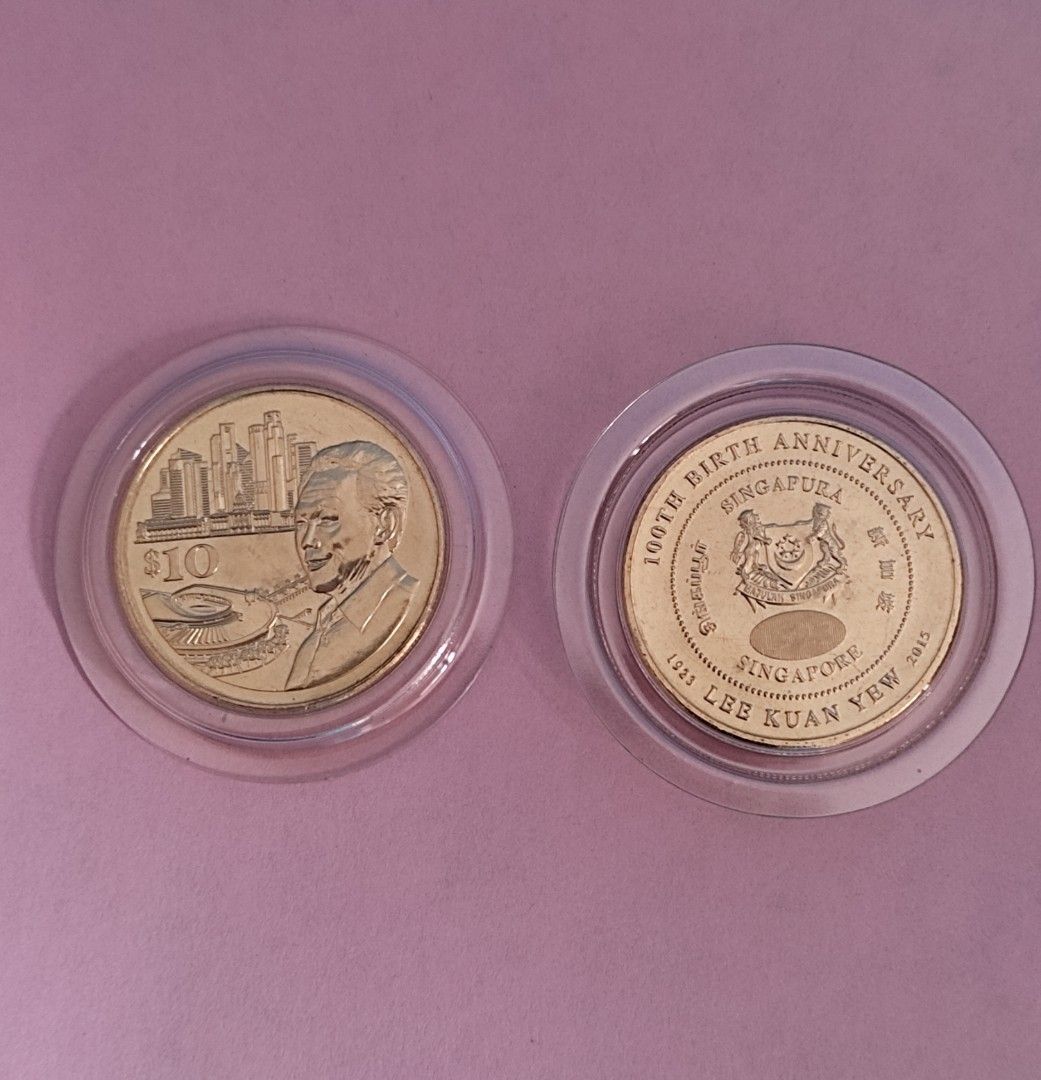 [WTS] Brand New MAS Lky 100 $10 Gold Coin. To honour our founding Prime ...