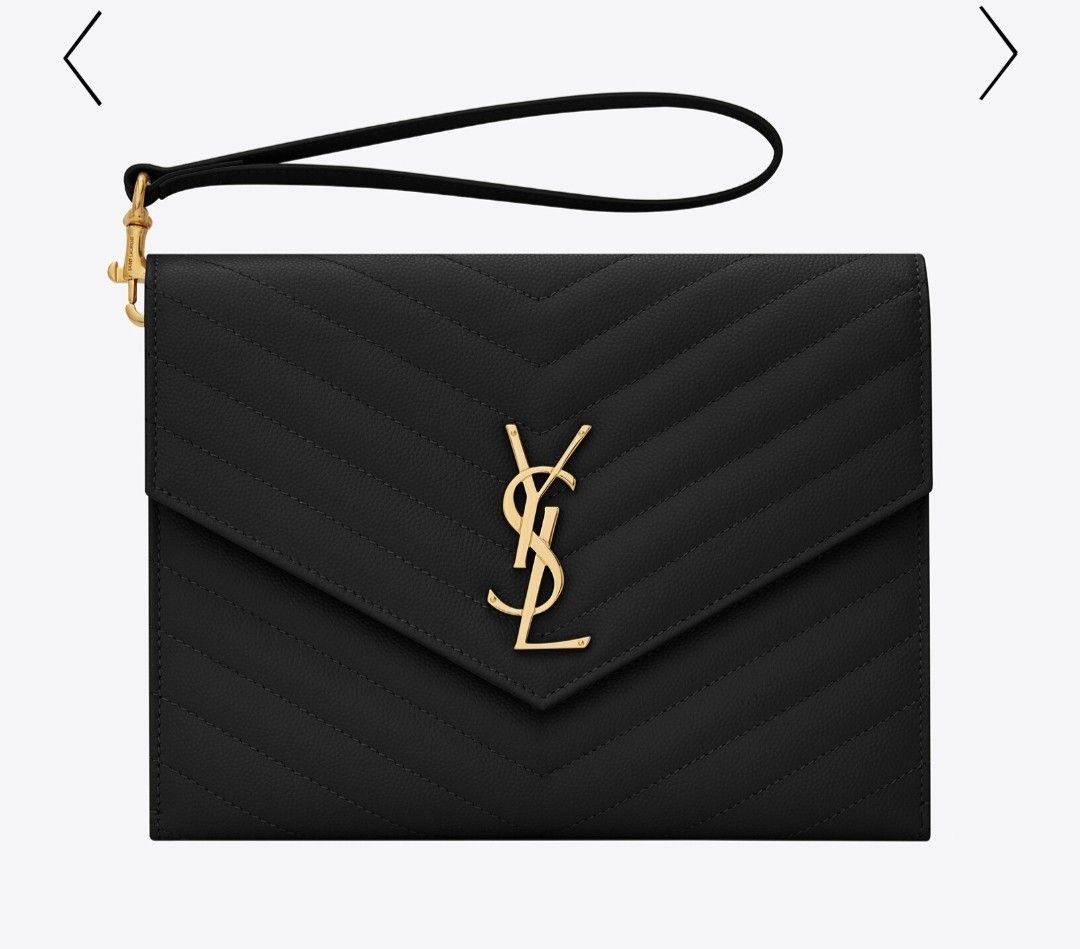 YSL pouch, Men's Fashion, Bags, Belt bags, Clutches and Pouches on ...