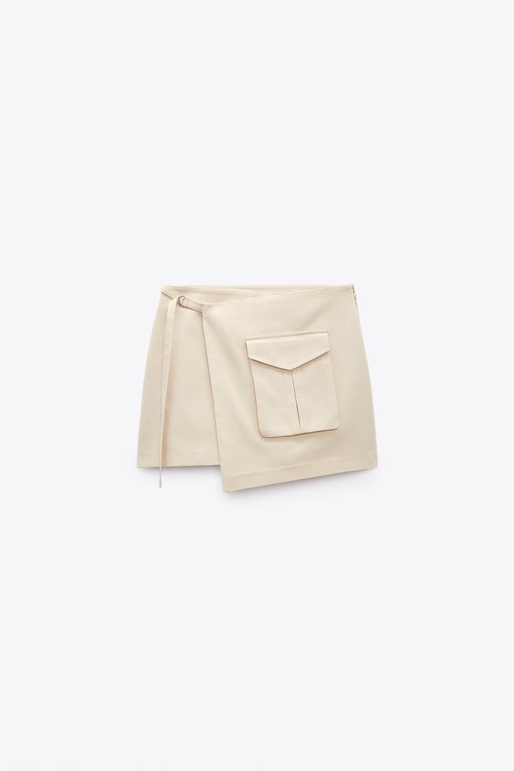 Zara Cargo Skort on Carousell