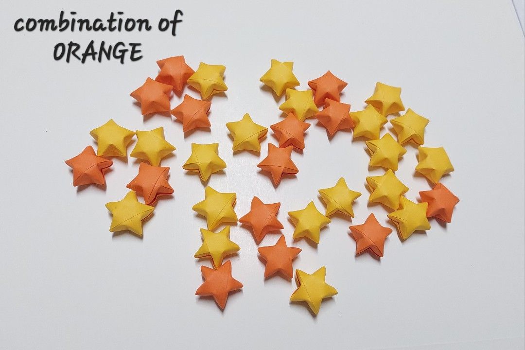 100pcs. STARS paper origami (ready-made), Hobbies & Toys, Stationary ...
