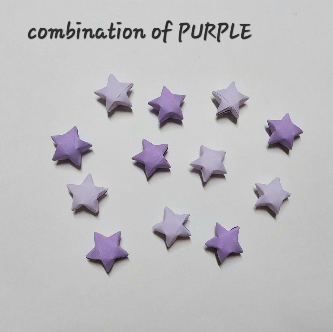 100pcs. STARS paper origami (ready-made), Hobbies & Toys, Stationary ...