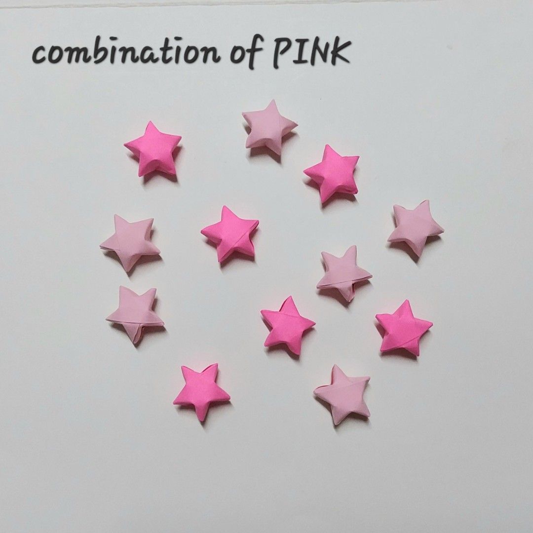 100pcs. STARS paper origami (ready-made), Hobbies & Toys, Stationary ...
