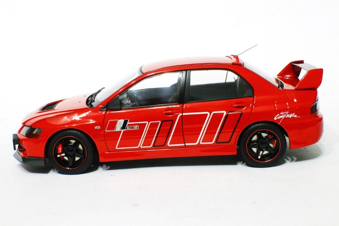 1/18 Mitsubishi Lancer EVO IX Ralliart diecast Full Open, Red, Hobbies ...
