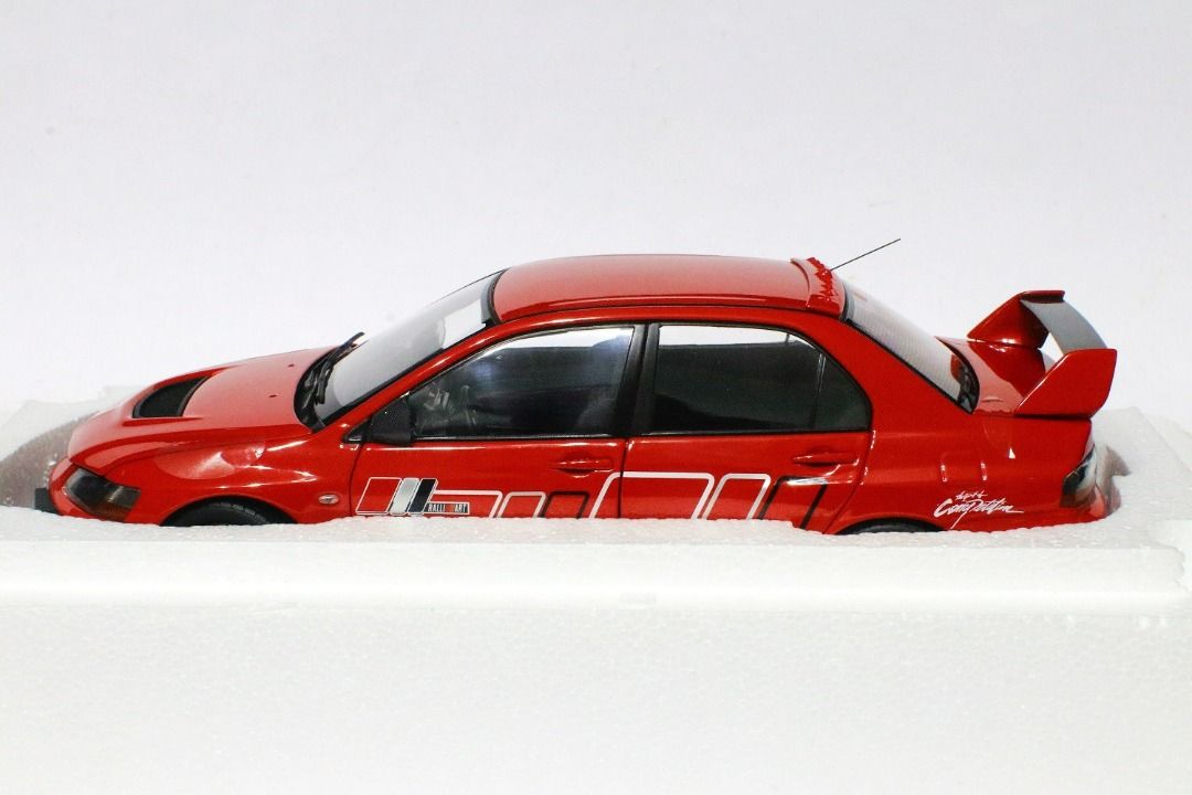 1/18 Mitsubishi Lancer EVO IX Ralliart diecast Full Open, Red, Hobbies ...