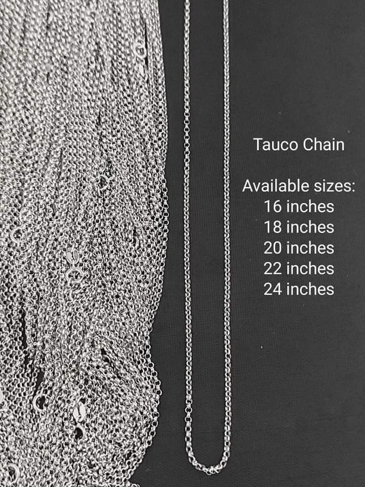 18K Saudi White Gold Tauco Chain on Carousell