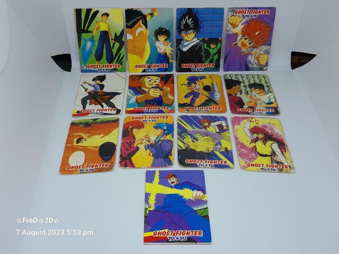 1990s Ghost Fighter D'Best Half Size Teks (13pcs), Hobbies & Toys ...
