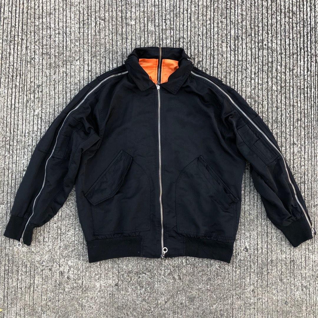 4 ZIPPER BOMBER JACKET on Carousell