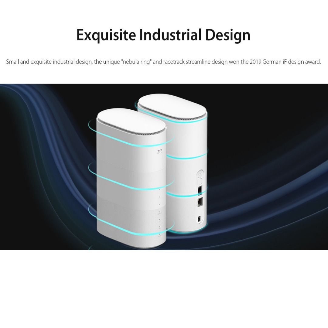5G CPE SIM CARD ROUTER ZTE MC801A WIFI 6 Qualcomm X55 Support All SG 5G ...