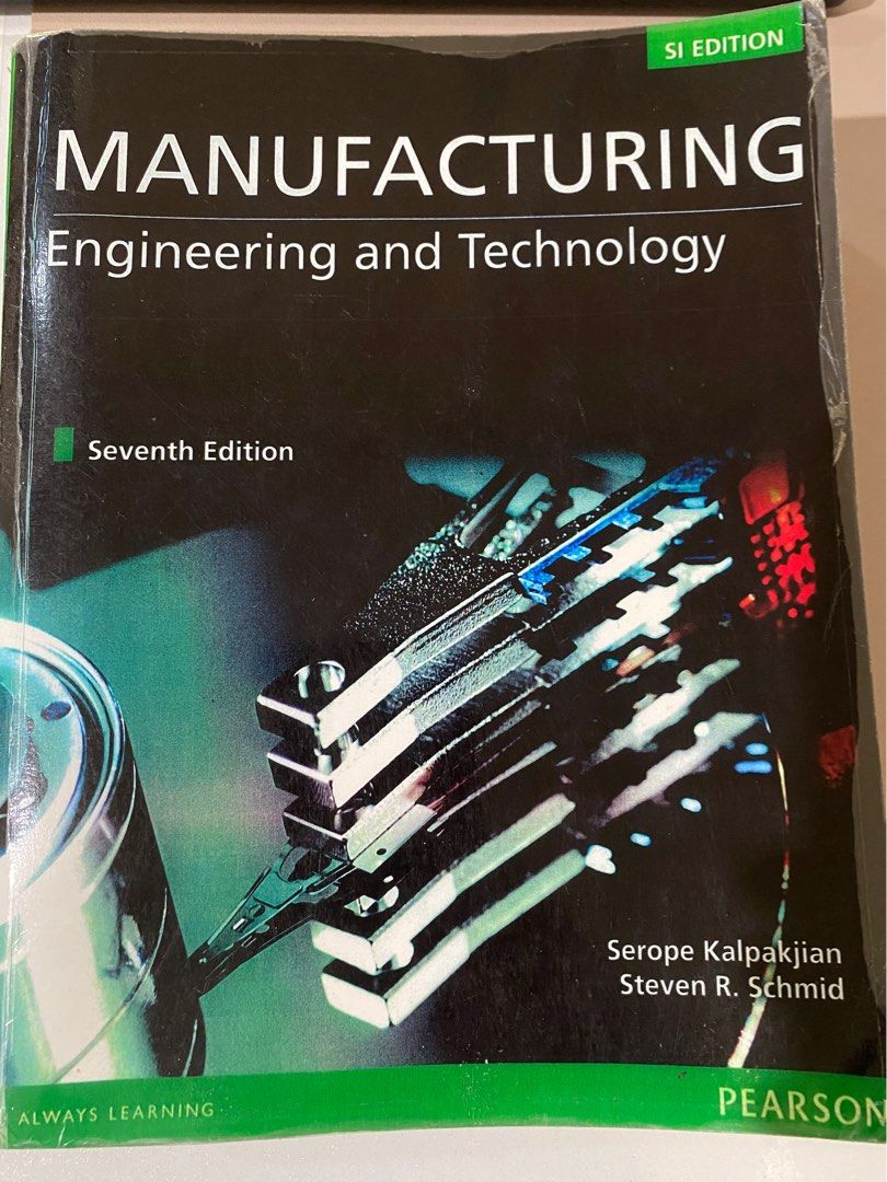 7th edition Manufacturing Engineering and Technology, Hobbies & Toys ...