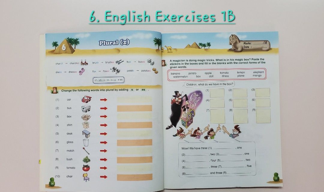 小一 英文 練習 English Exercise P1 Grammar/Practice Paper/Test Paper/90 days ...