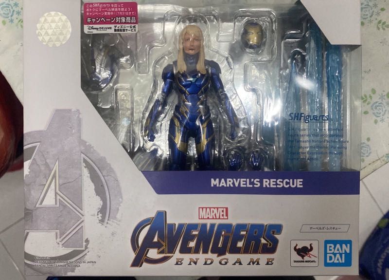 全新 shf marvel rescue $400, 興趣及遊戲, 玩具 & 遊戲類 - Carousell