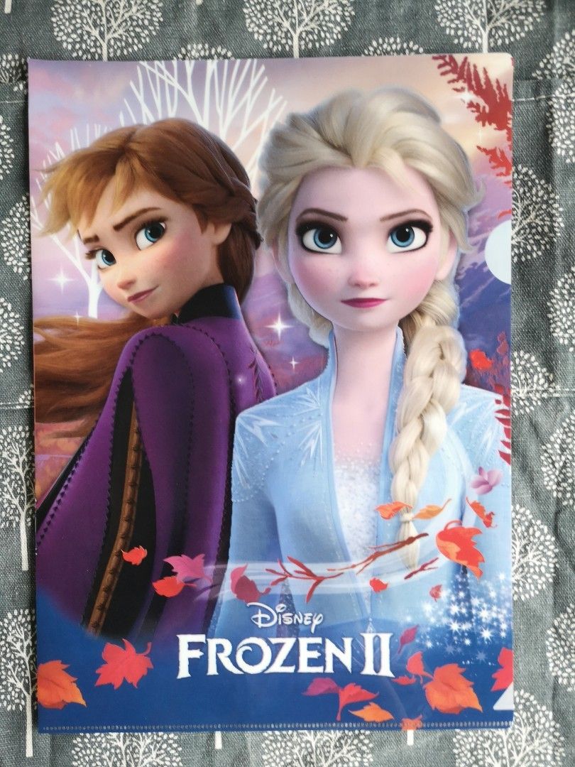 A4 File Frozen II ~Anna & Elsa~, Hobbies & Toys, Stationery & Craft ...