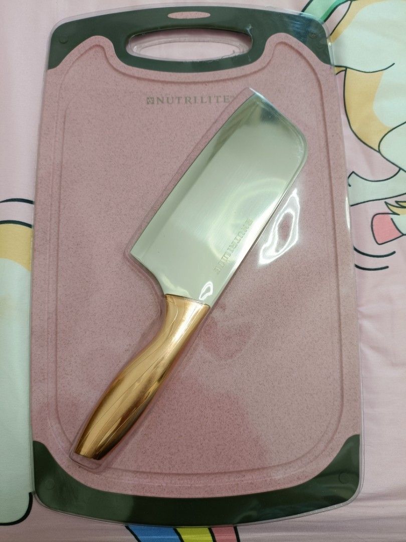Amway Nutrilite Chopping Board set: Comes with Rose Gold chopper ...