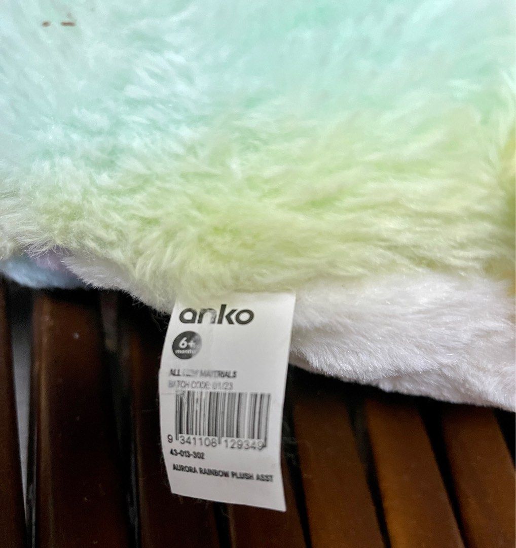 Anko Aurora Rainbow Plush , Hobbies & Toys, Toys & Games on Carousell
